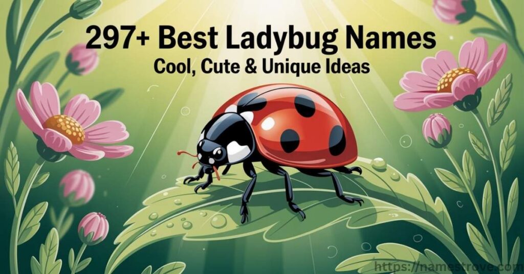 297+ Best Ladybug Names: Cool, Cute & Unique Ideas - Names Trove