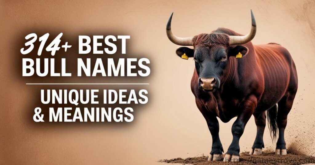 314+ Best Bull Names: Unique Ideas & Meanings - Names Trove
