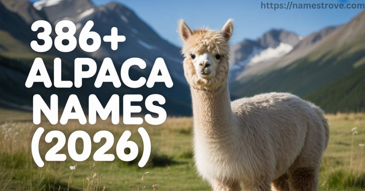 386+ Alpaca Names (2026): Cute, Funny & Unique Ideas - Names Trove