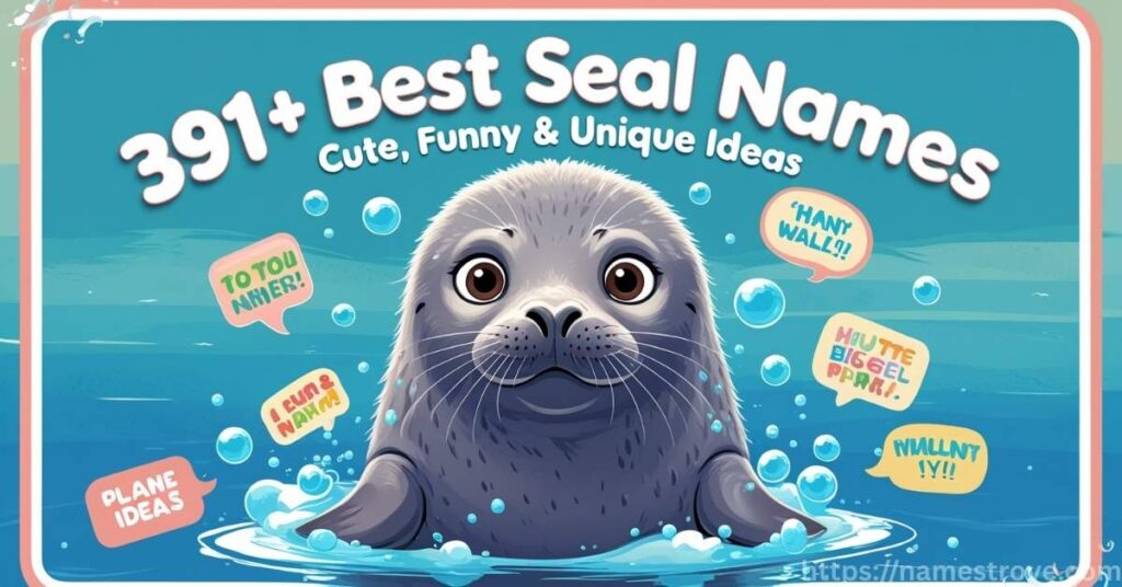 391+ Best Seal Names: Cute, Funny & Unique Ideas - Names Trove
