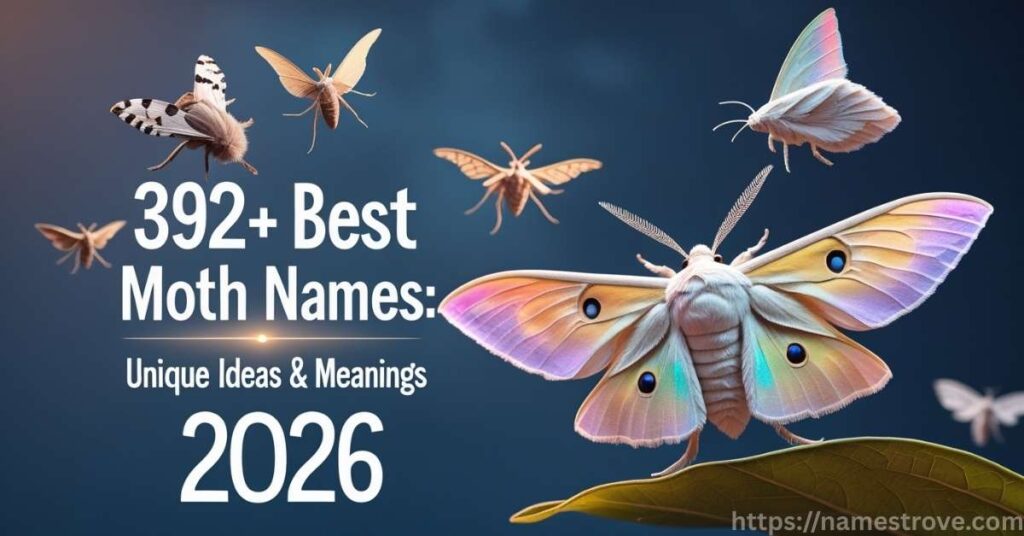 392+ Best Moth Names: Unique Ideas & Meanings (2026) - Names Trove