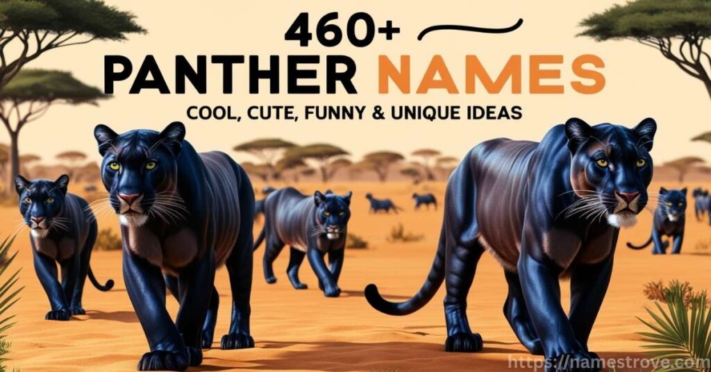 460+ Panther Names: Cool, Cute, Funny & Unique Ideas - Names Trove