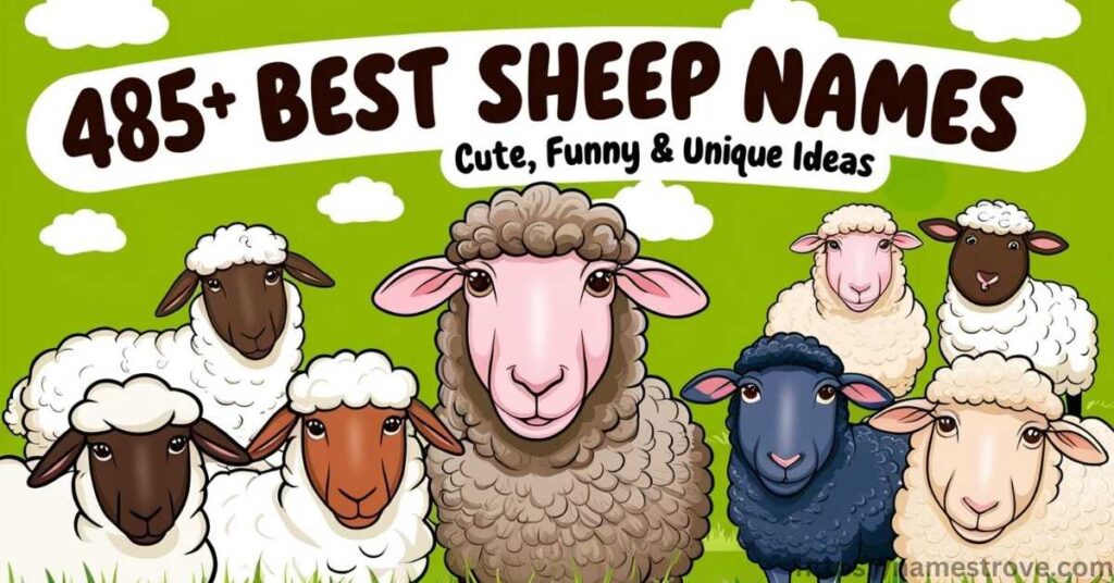 485+ Best Sheep Names: Cute, Funny & Unique Ideas 2025 - Names Trove
