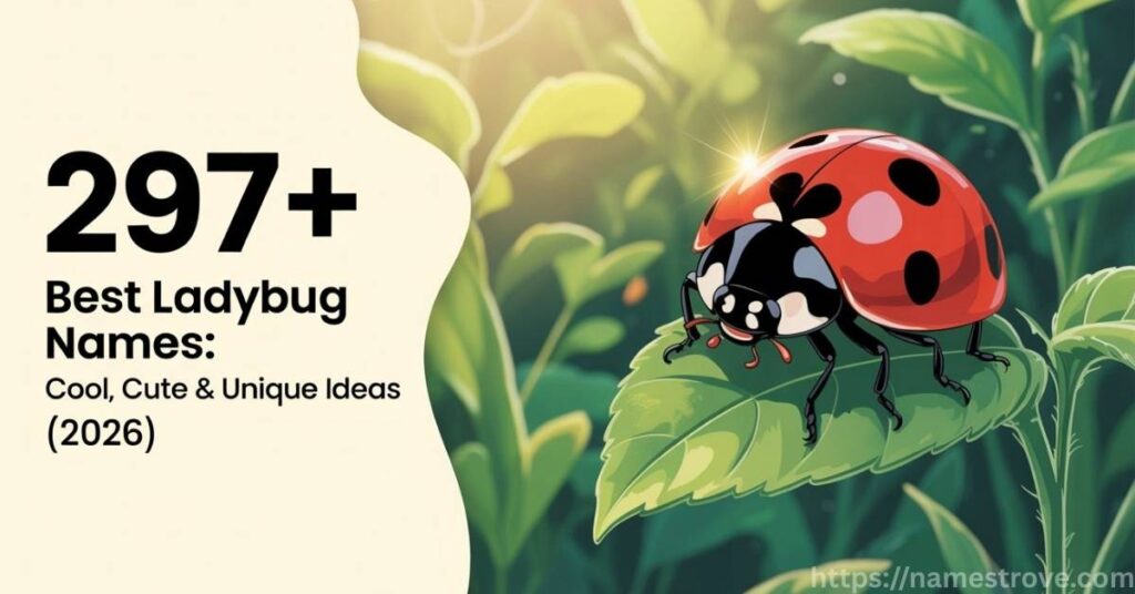 297+ Best Ladybug Names: Cool, Cute & Unique Ideas (2026) - Names Trove