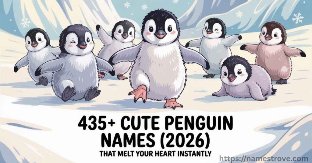 435+ Cute Penguin Names (2026) That Melt Your Heart Instantly - Names Trove