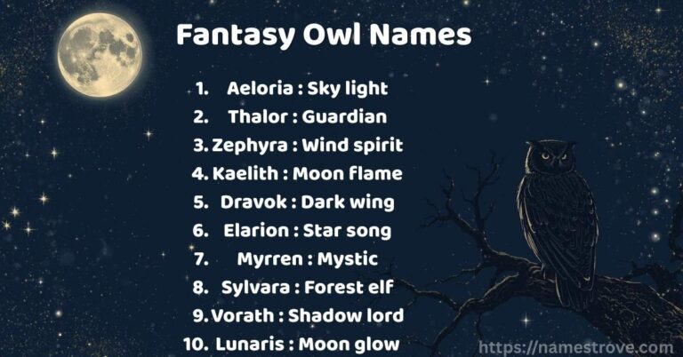476+ Best Owl Names With Meanings (Cute, Cool & Unique) - Names Trove