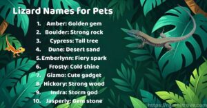 550+ Best Lizard Names (2026): Cute, Funny & Unique Ideas - Names Trove