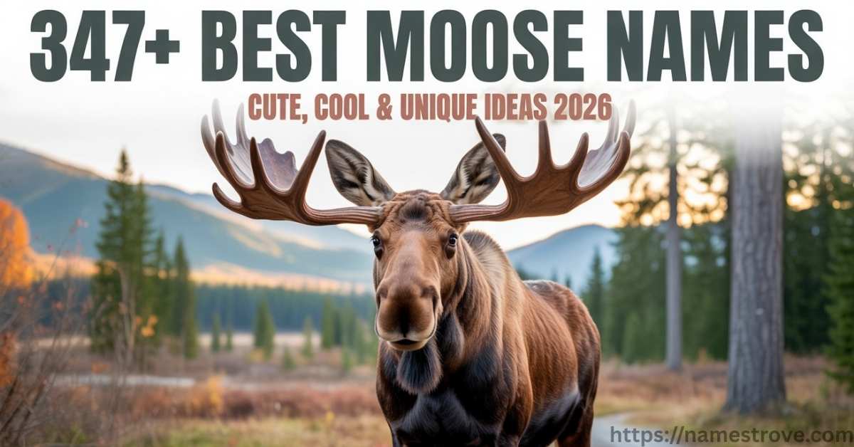 347+ Best Moose Names: Cute, Cool & Unique Ideas 2026 - Names Trove
