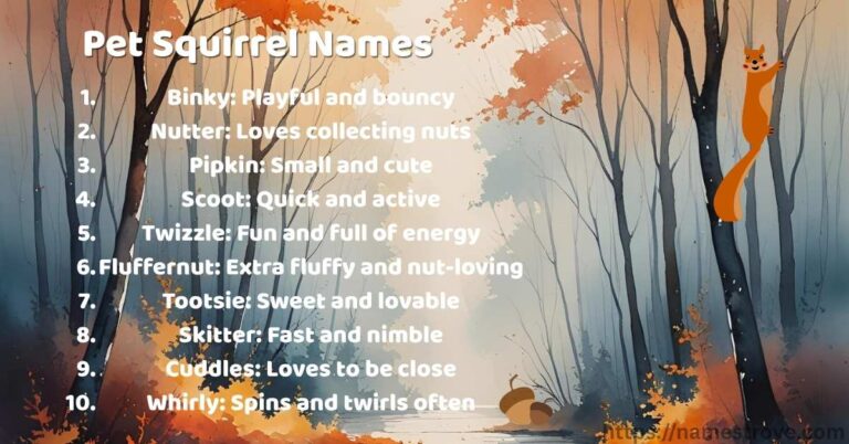 383+ Best Squirrel Names (2025): Cute, Cool & Unique Ideas - Names Trove