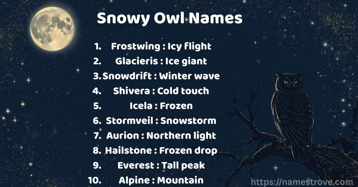 476+ Best Owl Names With Meanings (Cute, Cool & Unique) - Names Trove