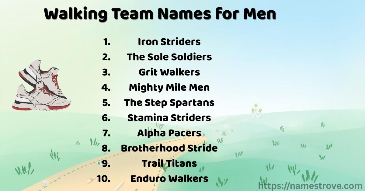 469+ Best Walking Team Names for Fun & Fitness (2025) - Names Trove