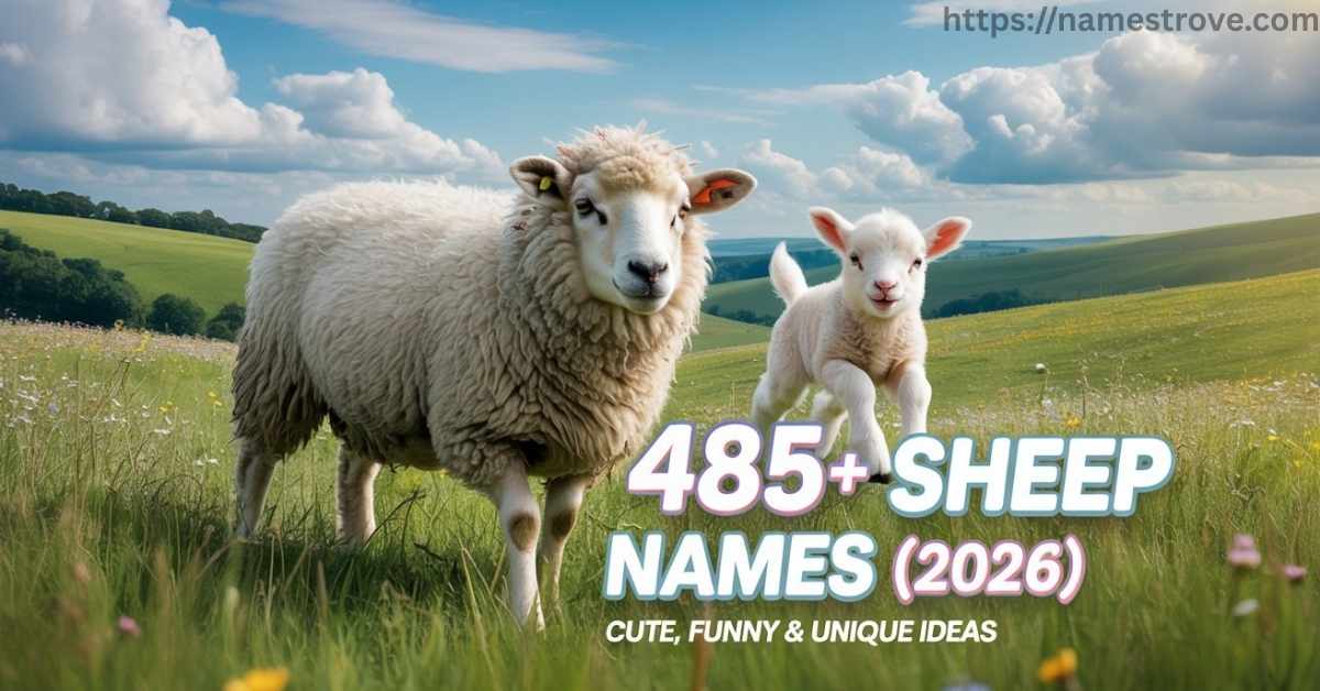 485+ Best Sheep Names (2026): Cute, Funny & Unique Ideas - Names Trove