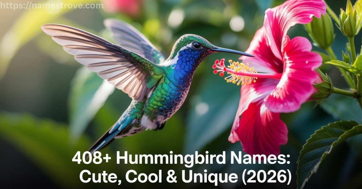 408+ Hummingbird Names: Cute, Cool & Unique (2026) - Names Trove