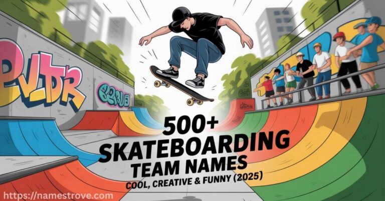 500+ Skateboarding Team Names: Cool, Creative & Funny [2025] - Names Trove