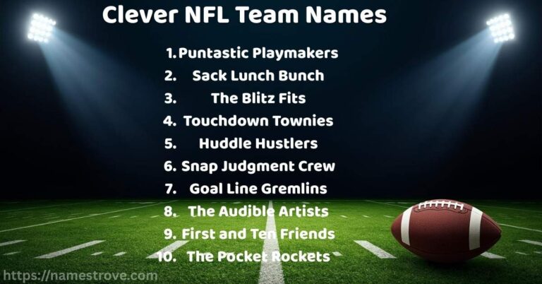 NFL Team Names: Full List & 400+ Creative Fantasy Ideas - Names Trove