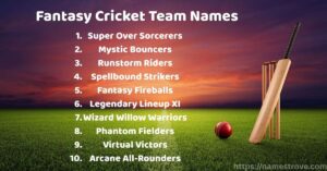 450+ Cricket Team Names to Inspire Your Winning Squad (2025) - Names Trove
