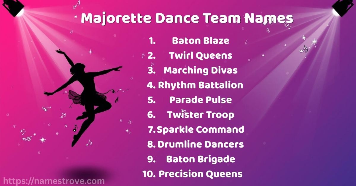 485+ Best Dance Team Names That Stand Out (2025) - Names Trove