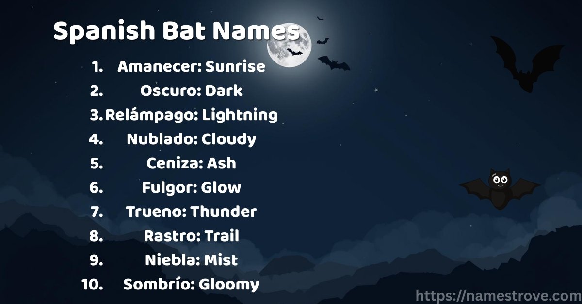 400+ Best Bat Names: Cute, Cool & Unique Ideas (2025) - Names Trove