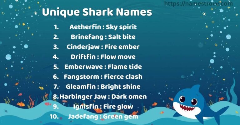 525+ Best Shark Names: Cool, Funny & Unique Ideas 2025 - Names Trove