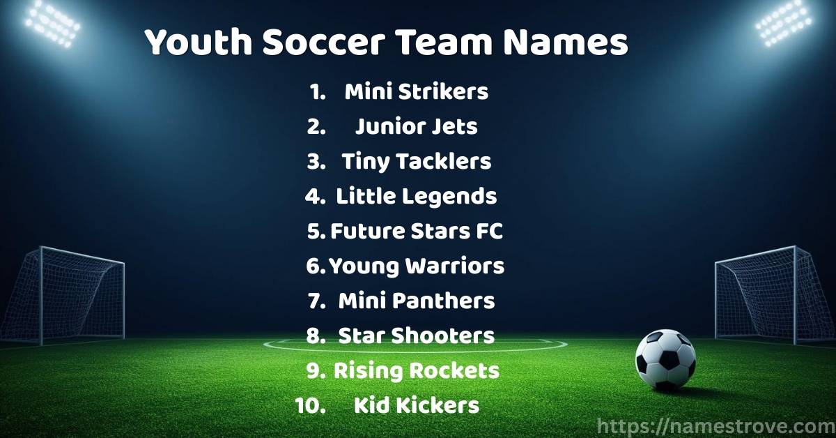 464+ Best Soccer Team Names for Kids, Adults & Leagues - Names Trove
