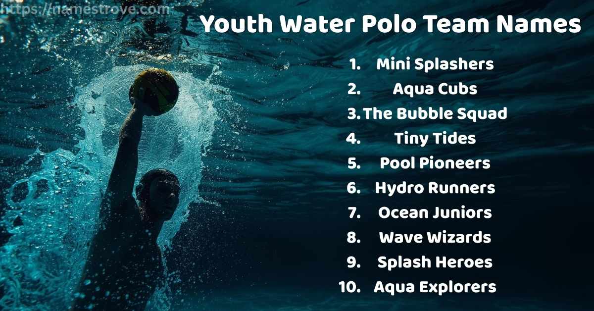 350+ Best Water Polo Team Names (Cool, Funny & Unique) - Names Trove