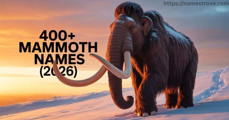 400+ Mammoth Names (2026): Cute, Funny & Unique - Names Trove