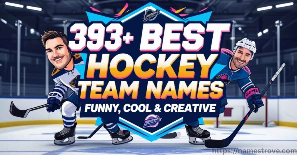 393+ Best Hockey Team Names 2025: Funny, Cool & Creative - Names Trove
