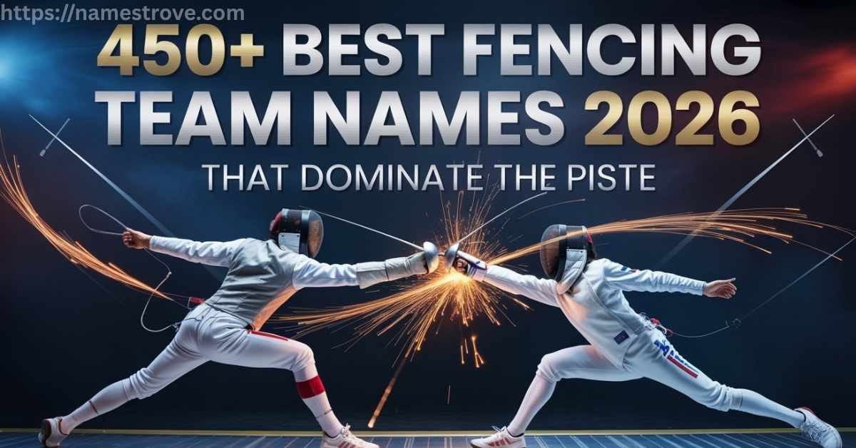 450+ Best Fencing Team Names (2026) That Dominate the Piste - Names Trove