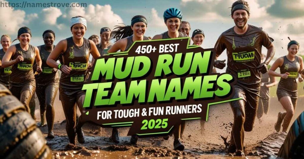 450+ Best Mud Run Team Names for Tough & Fun Runners (2025) - Names Trove