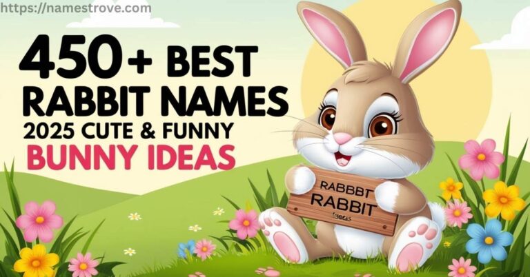450+ Best Rabbit Names (2025): Cute & Funny Bunny Ideas - Names Trove