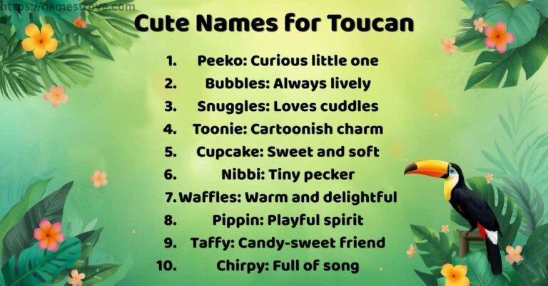 370+ Best Toucan Names for 2025: Cute, Funny & Unique - Names Trove