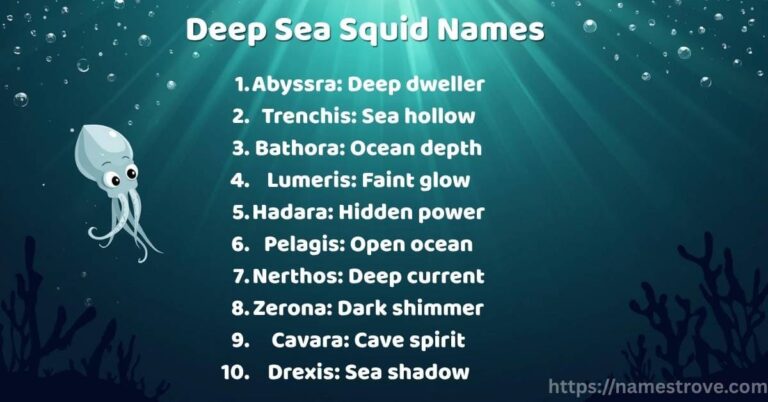 450+ Best Squid Names for 2025 | Cute, Cool & Funny Ideas - Names Trove