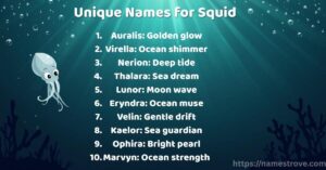 450+ Best Squid Names for 2025 | Cute, Cool & Funny Ideas - Names Trove