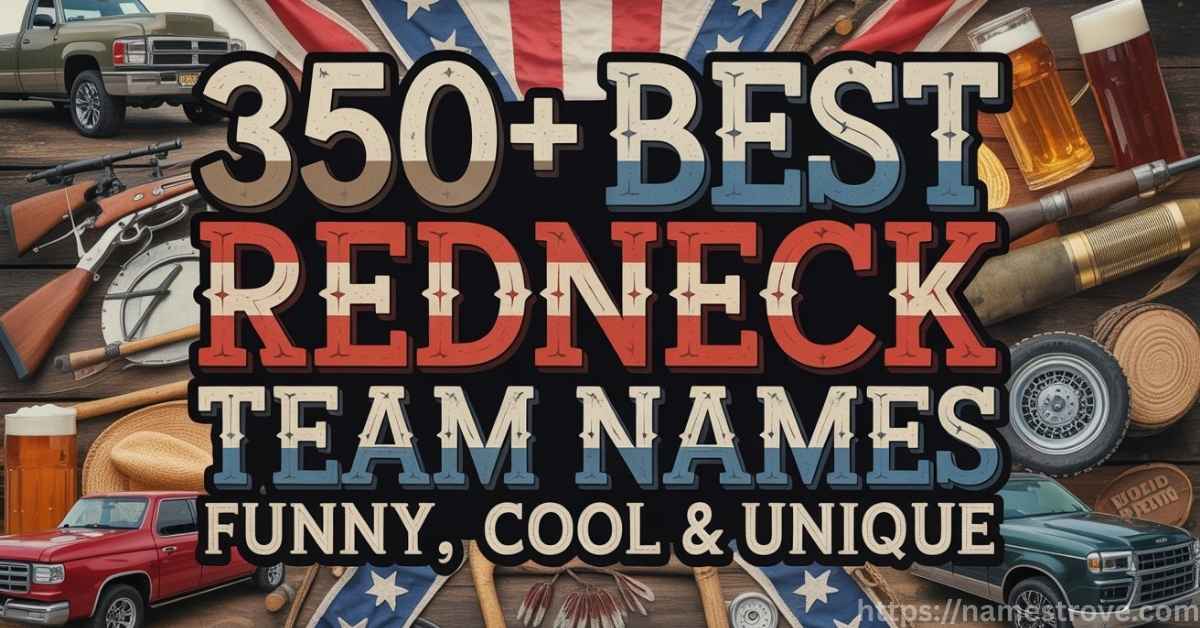 350+ Best Redneck Team Names: Funny, Cool & Unique - Names Trove