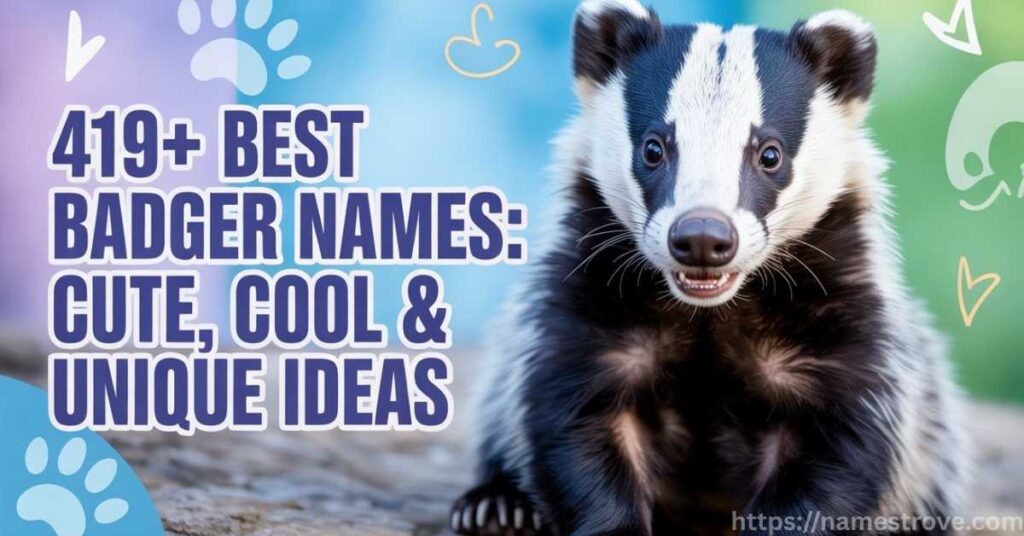 419+ Best Badger Names: Cute, Cool & Unique Ideas - Names Trove