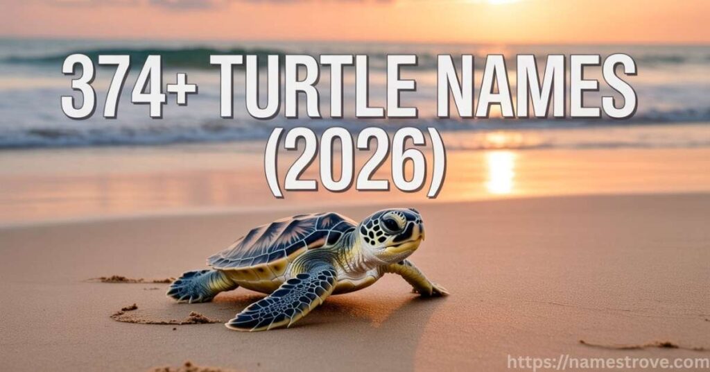 374+ Best Turtle Names (2026): Cute, Funny & Unique Ideas - Names Trove