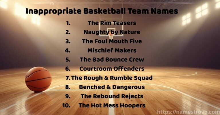 287+ Basketball Team Names: Cool, Funny & Unique Ideas - Names Trove