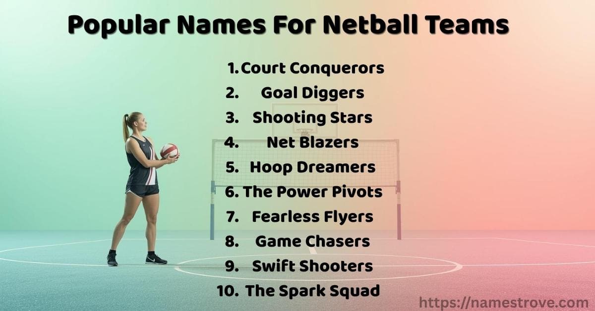 400+ Best Netball Team Names for 2025 (Funny & Creative Ideas) - Names ...