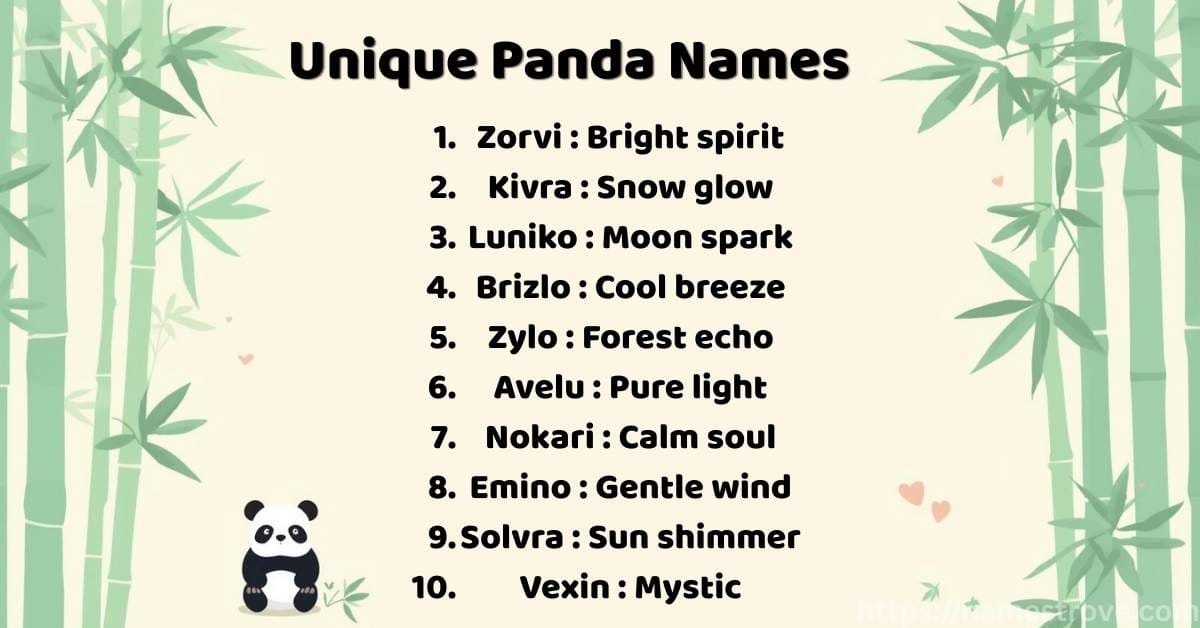 450+ Panda Names: Cute, Cool, Funny & Unique Ideas - Names Trove