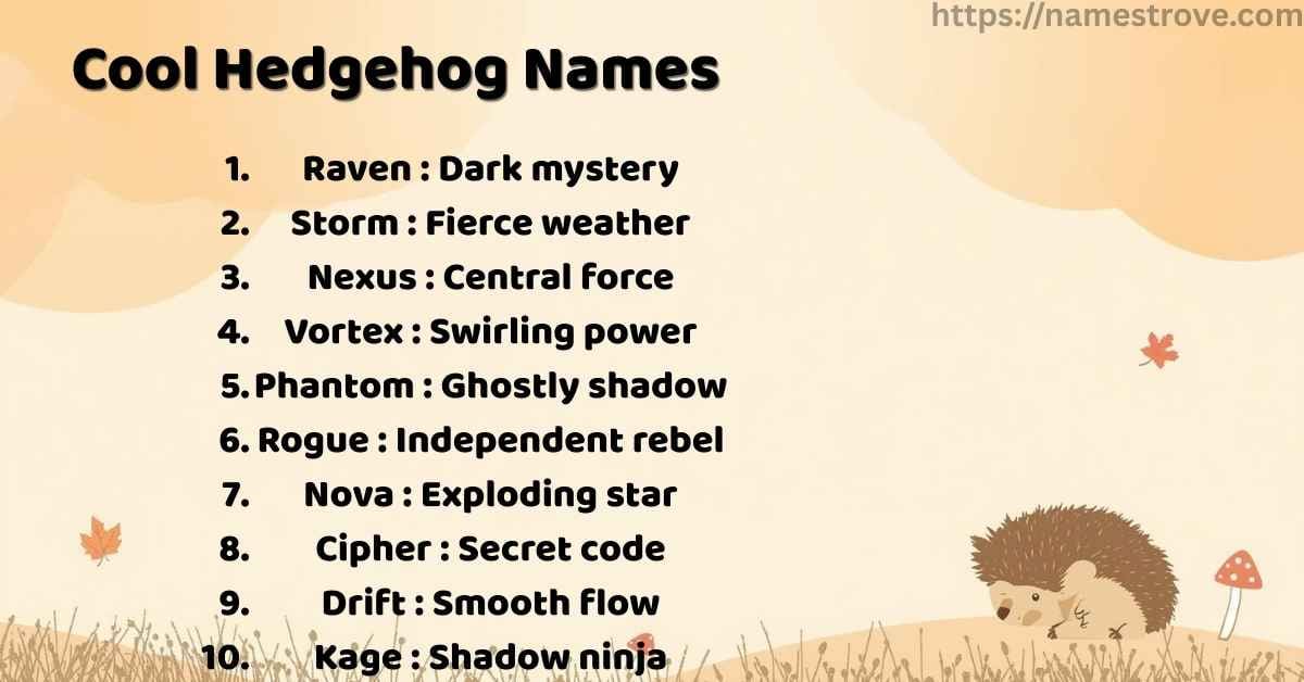 Hedgehog Names: 300+ Cute, Funny & Unique Ideas (2026) - Names Trove