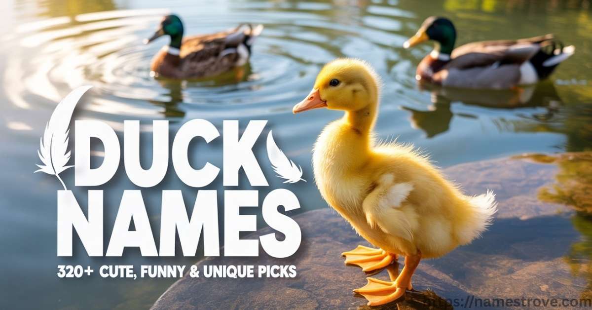 Duck Names: 320+ Cute, Funny & Unique Picks - Names Trove