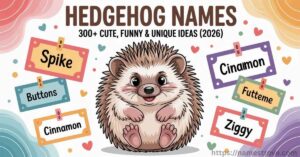 Hedgehog Names: 300+ Cute, Funny & Unique Ideas (2026) - Names Trove