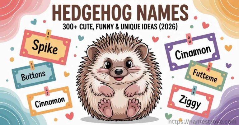 Hedgehog Names: 300+ Cute, Funny & Unique Ideas (2026) - Names Trove
